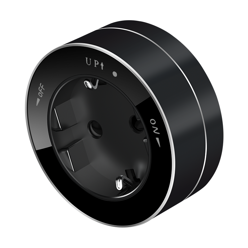 Розетка 2К+З круглая 16А/250В Антрацит MultiTrack System Electric купить в интернет-магазине ...